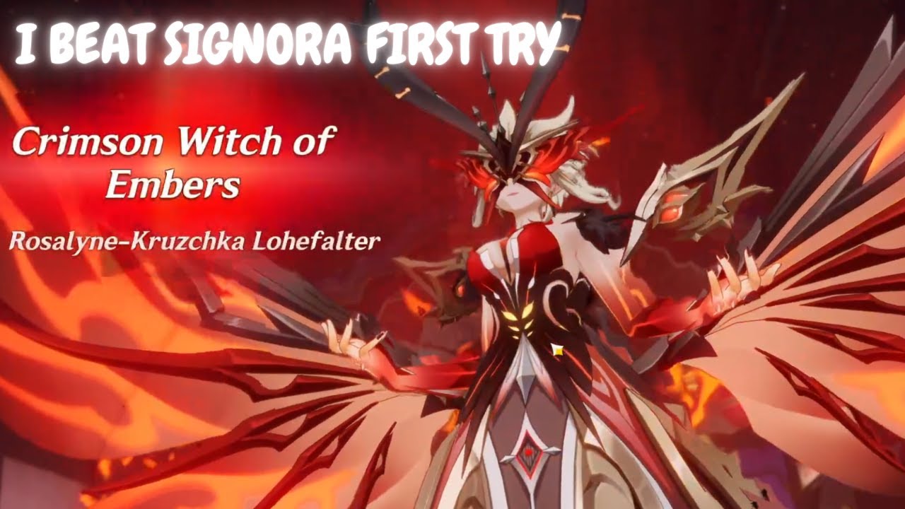 I BEAT SIGNORA FIRST TRY IN GENSHIN IMPACT - YouTube