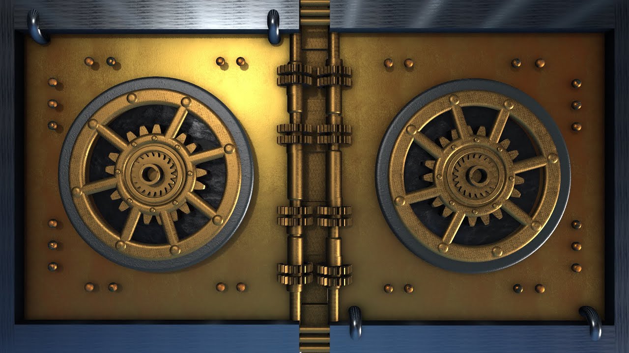 3D Vault Door Animation - YouTube