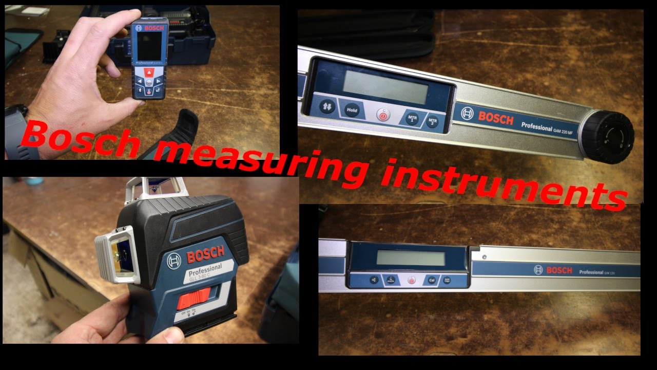 Bosch measuring instruments - YouTube