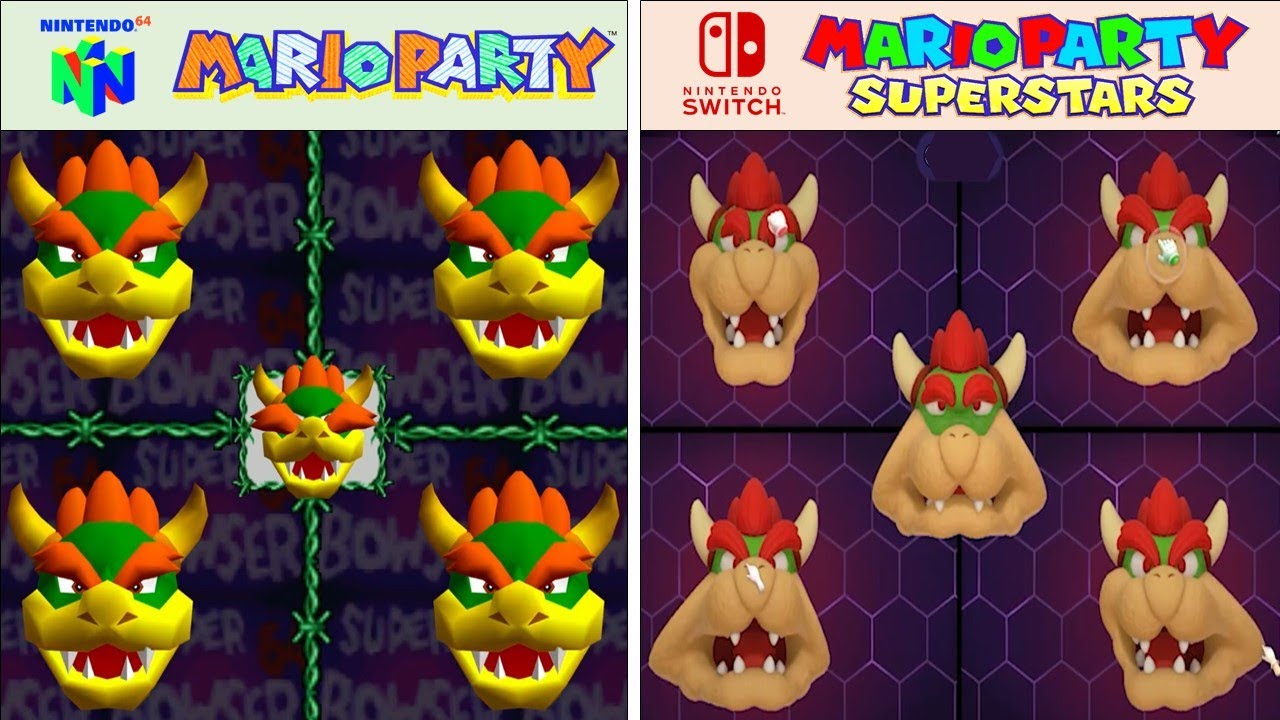 Mario Party Superstars VS Mario Party Graphics Comparison (Switch VS ...