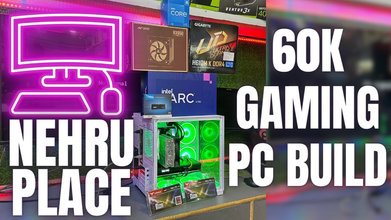 60K PC BUILD || NEHRU PLACE GAMING PC BUILD IN JUST 60K - YouTube