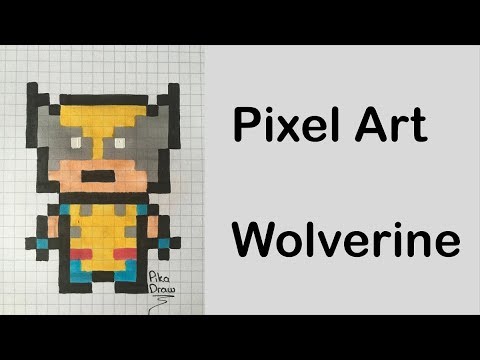 Pixel Art : Wolverine - YouTube