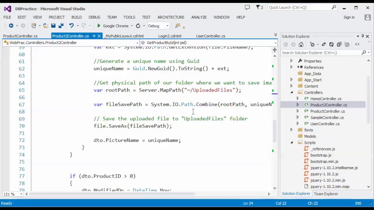 1618 Develop A Project Using Ajax P1 Aspnet Mvc Urduhindi Youtube