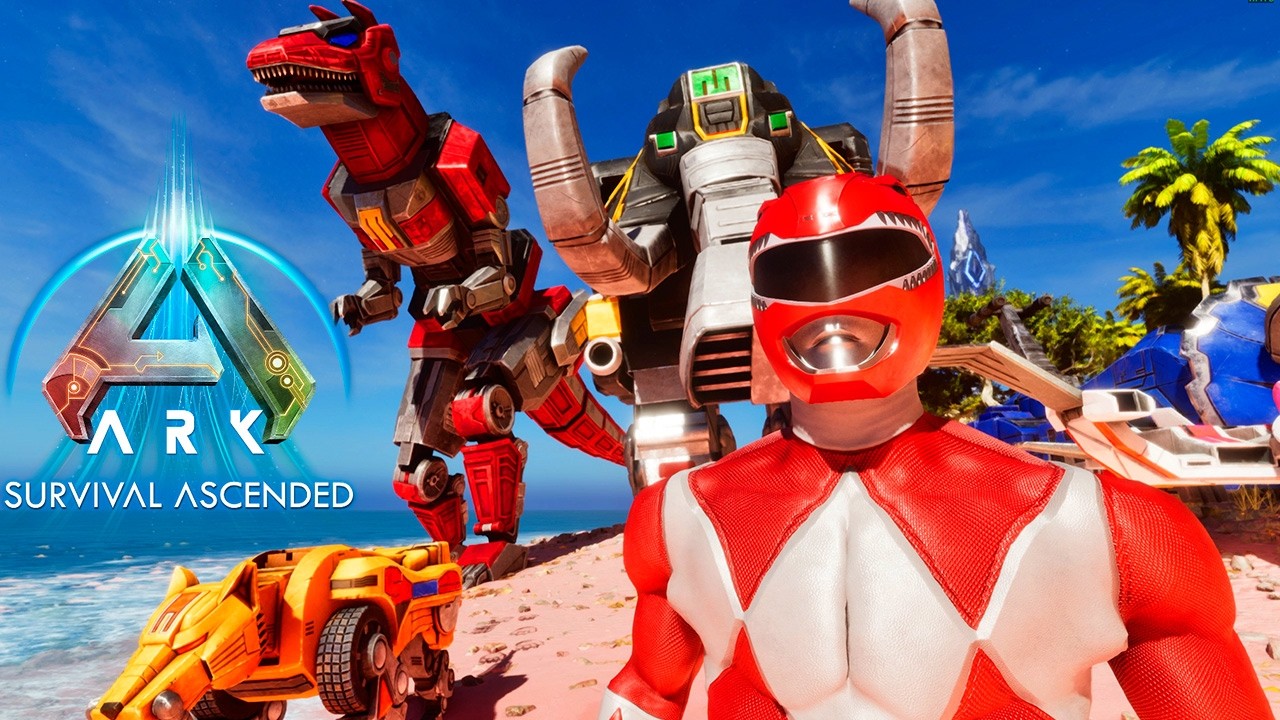 ARK POWER RANGERS - Testando TUDO dessa DLC de SKINs! - YouTube