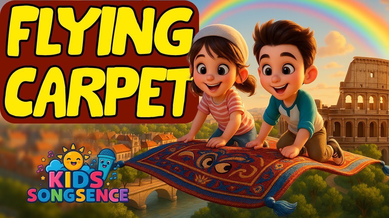 Flying carpet - Song for kids - YouTube