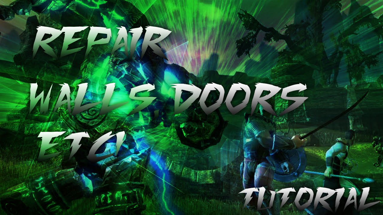 Elder Scrolls Online | How to Repair Doors, Walls, etc | On PvP ...