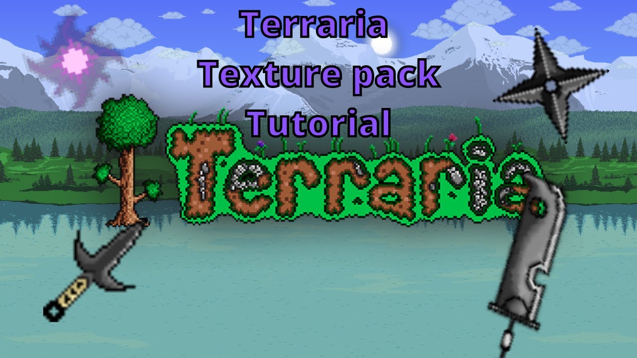 How to make a texture pack in terraria 1.4. json and csv files. - YouTube