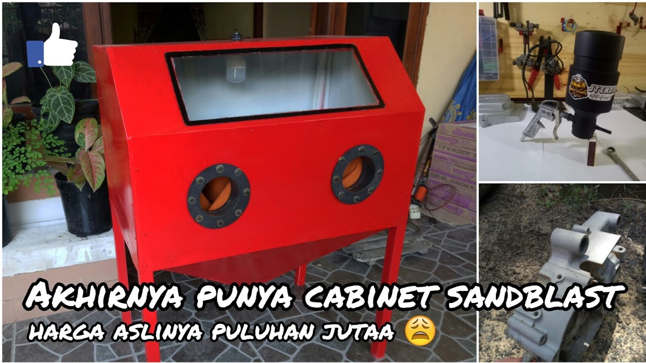 DIY Cabinet sandblasing /vapourblasting - ruang pembersih sandblast ...