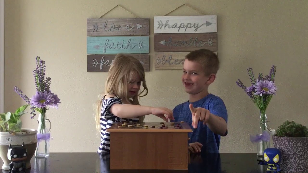 Jay and Maddison play Checkers. - YouTube
