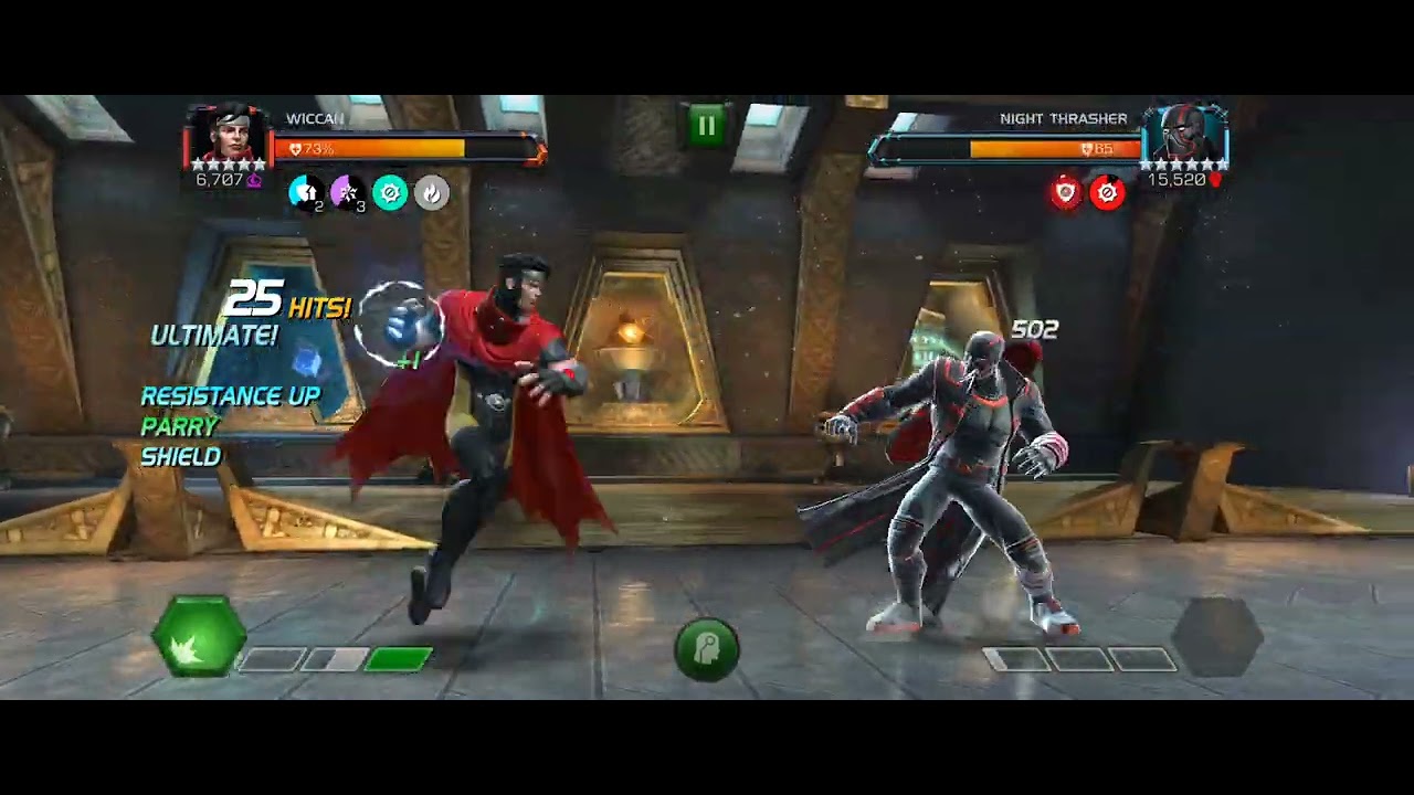 mcoc wiccan 5star dupped rank 3 quick rotation gameplay-marvel contest ...