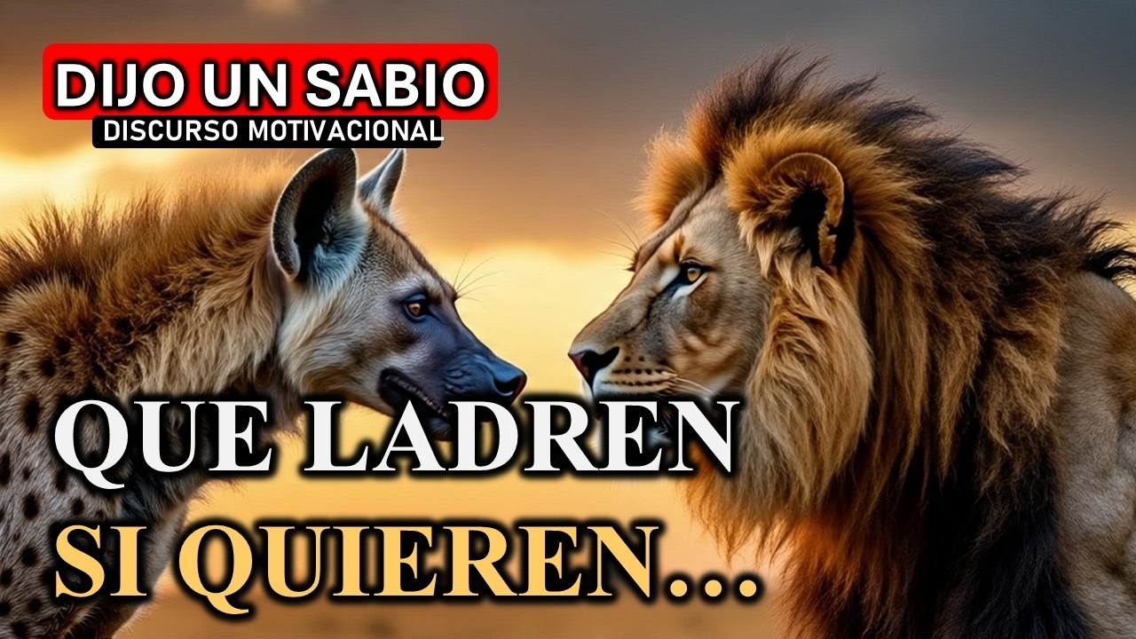 EL LEÓN no hace caso a las HIENAS– La Reflexión Que Todo Líder Necesita ...