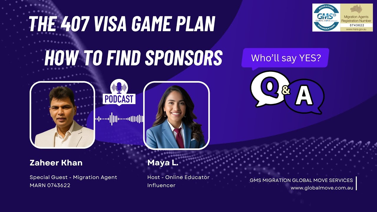407 Visa Game Plan - How to find sponsors fast #australia # ...