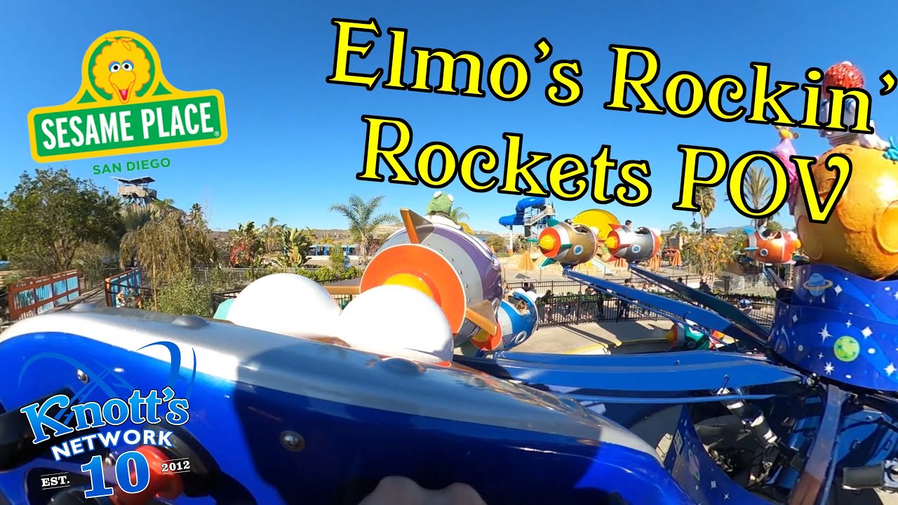 Elmo's Rockin' Rockets POV Sesame Place San Diego 2022 - YouTube