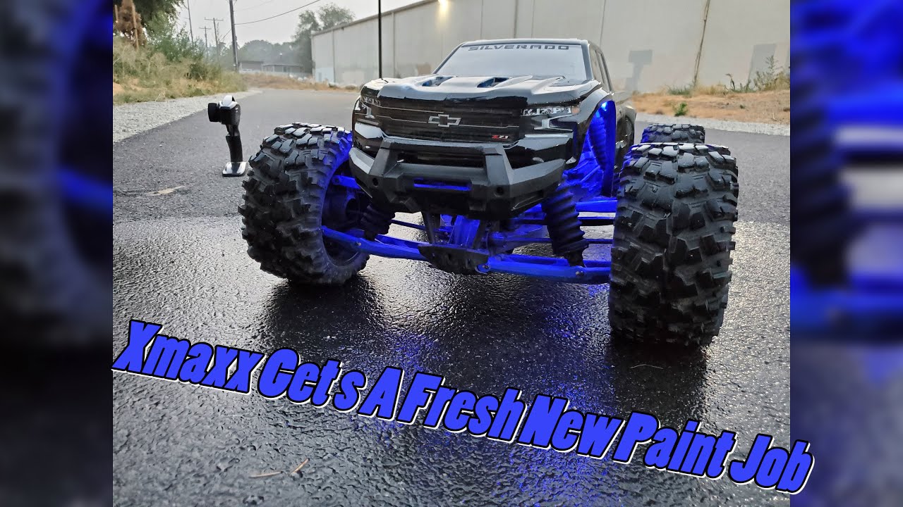 xmaxx custom painted body! traxxas xmaxx new paint job! Xmaxx fresh ...