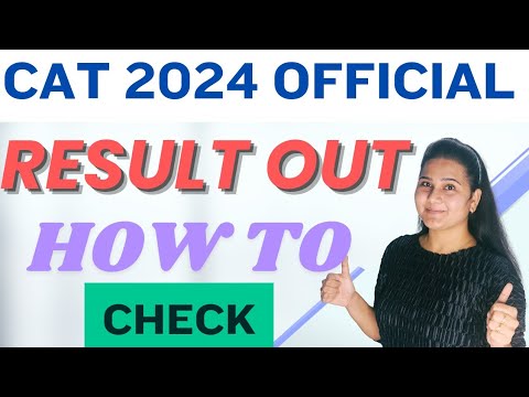 CAT 2024 Result out🔥 How to check CAT 2024 Result - YouTube