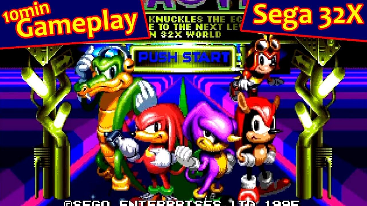 Knuckles Chaotix ... (Sega 32X) Gameplay - YouTube