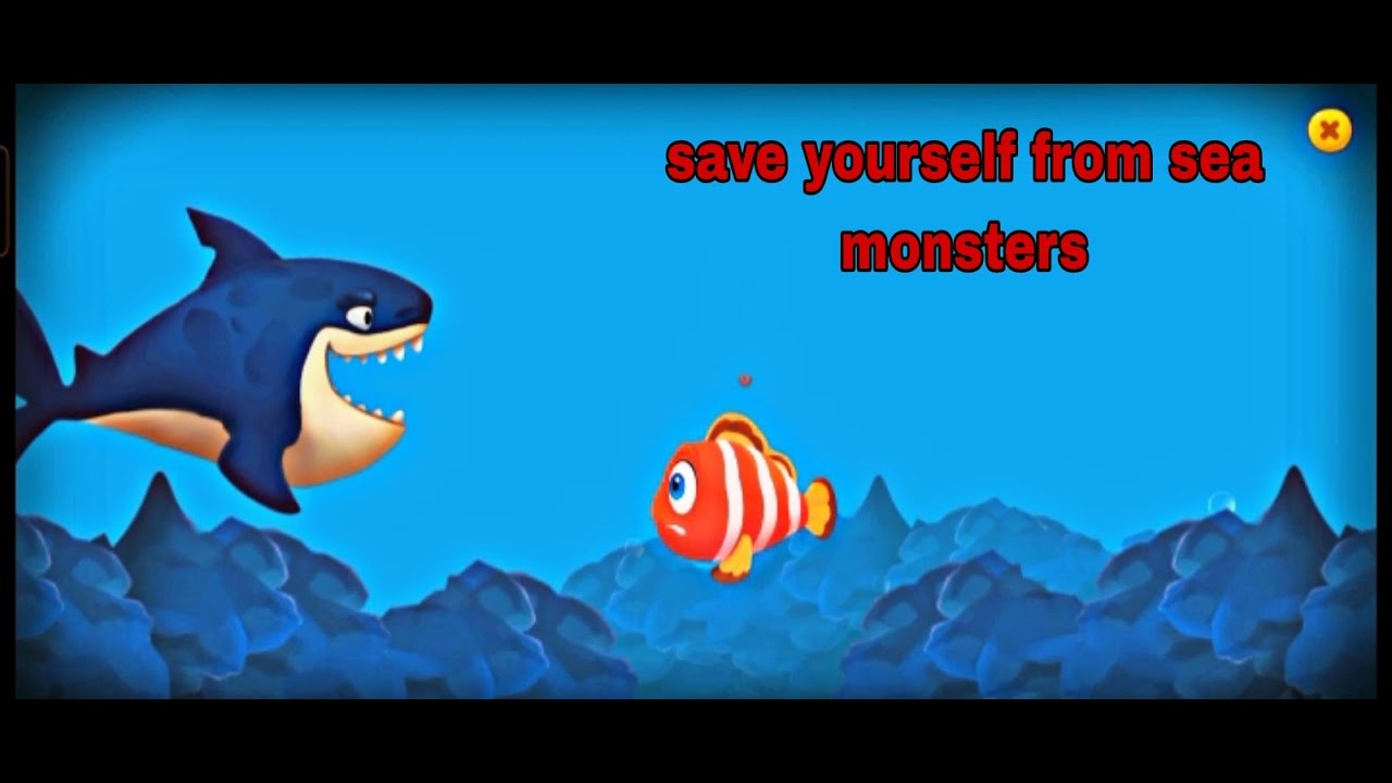 This is a stage 9 mini game fishdom save yourself from this fish ...