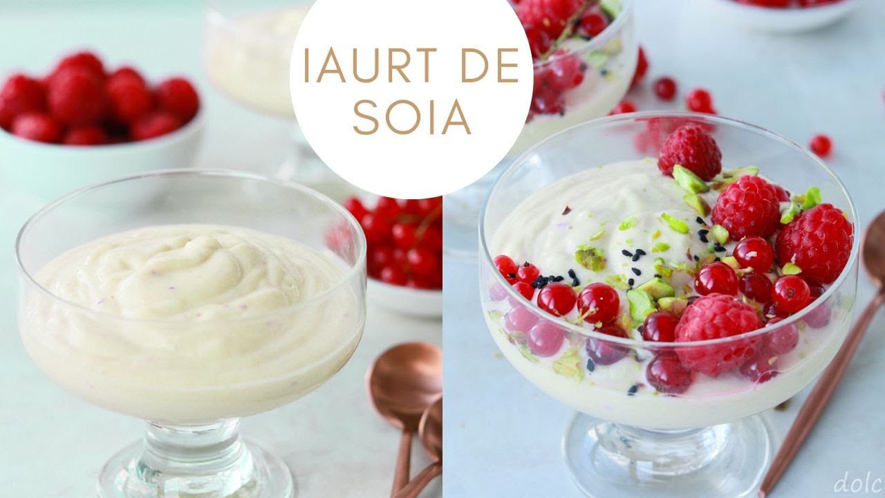Iaurt de Soia homemade! Gata in 2 minute! Iaurt de Post! - YouTube