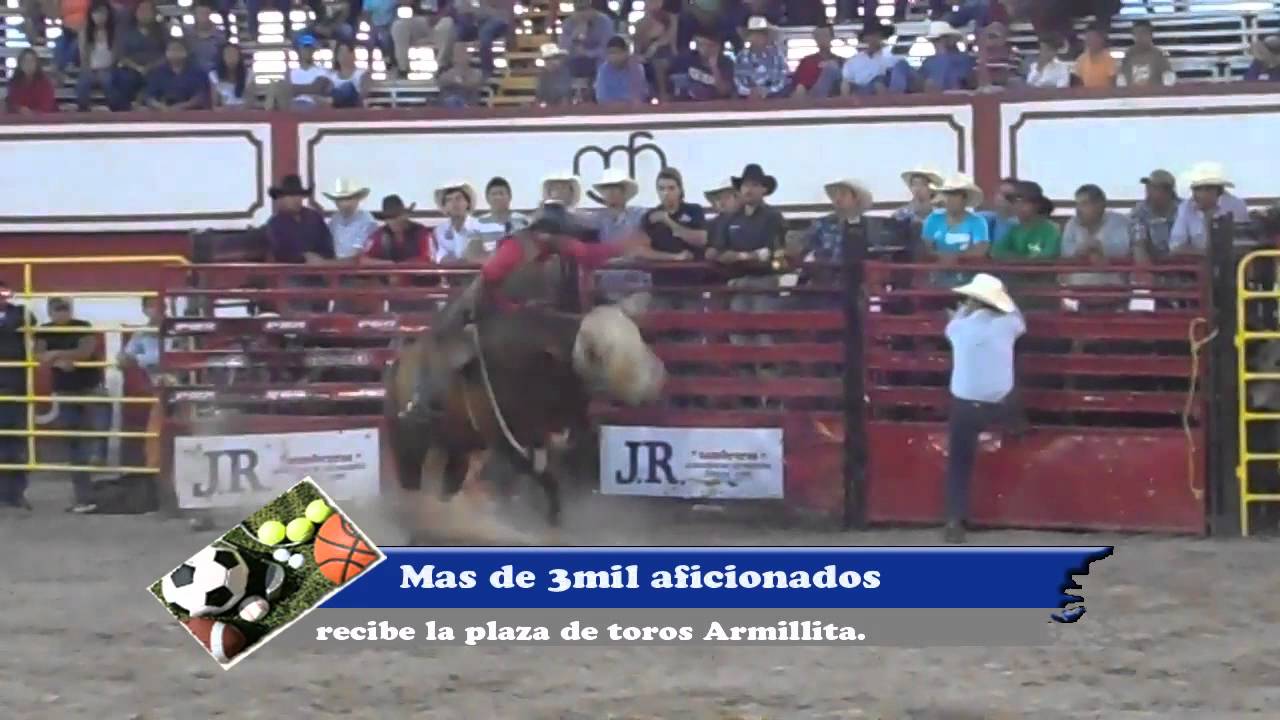 Rodeo,Toros y Baile en plaza de toros ARMILLITA. - YouTube