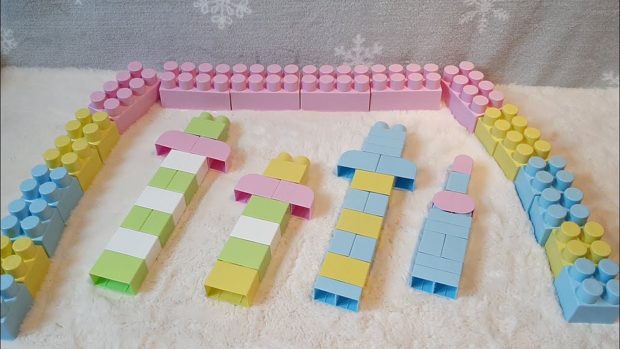 SATISFYING DIY MEGA SWORD | BUILDING BLOCKS TOYS #MEGABLOCKS #LEGO # ...