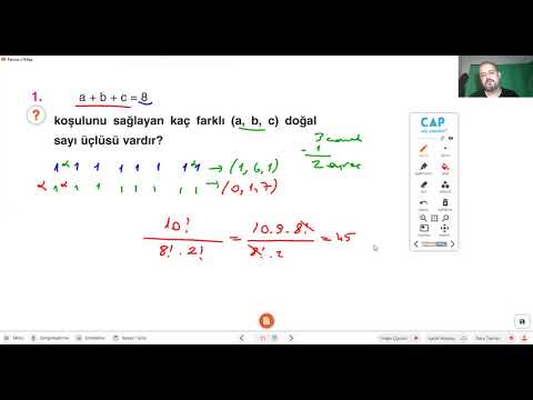 PERMÜTAYON ÖZDEŞ NESNELER- SAYI DAĞILIMLARI