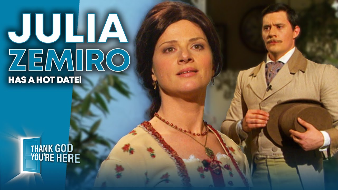 Julia Zemiro Has A Gentleman Caller! | Thank God You're Here - YouTube