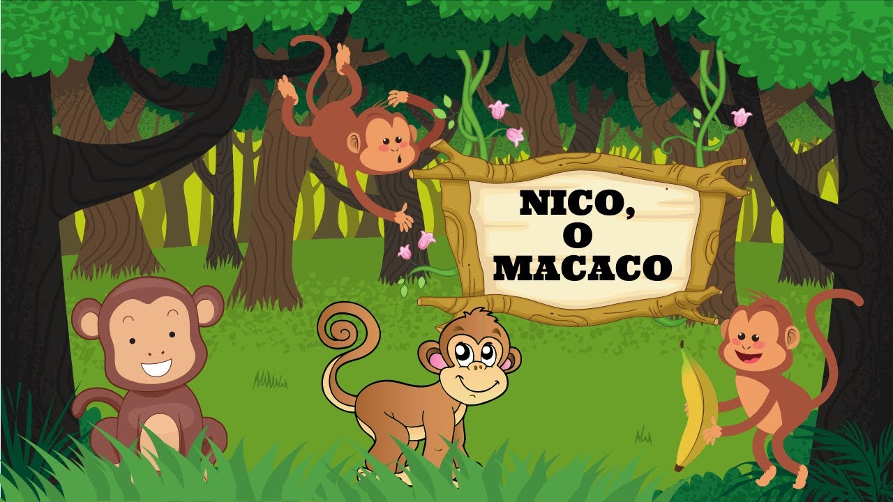 NICO, O MACACO//HISTÓRIA INFANTIL - YouTube