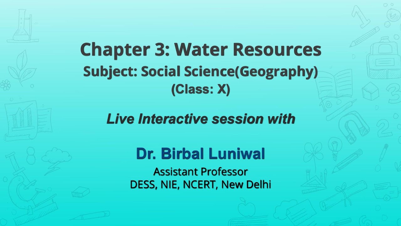 NCERT_CLASS 10_Chapter 3: Water Resources_Social Science(Geography ...