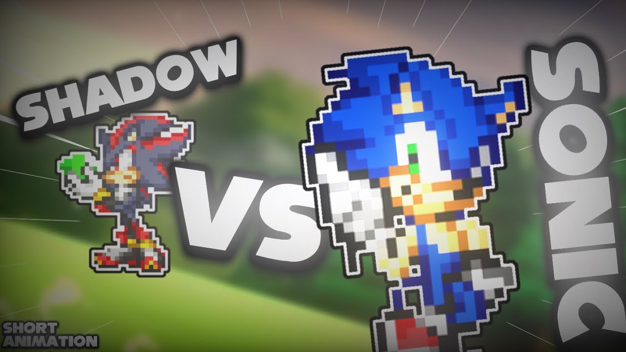 Sonic Vs Shadow?! (Sprite Animation) - YouTube