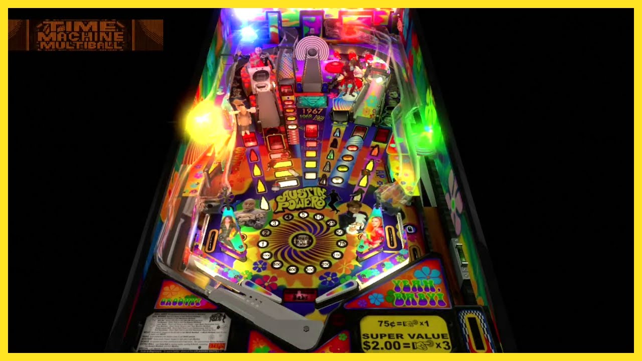 Austin Powers VPX (Stern, 2001) | Time Machine Multiball - YouTube