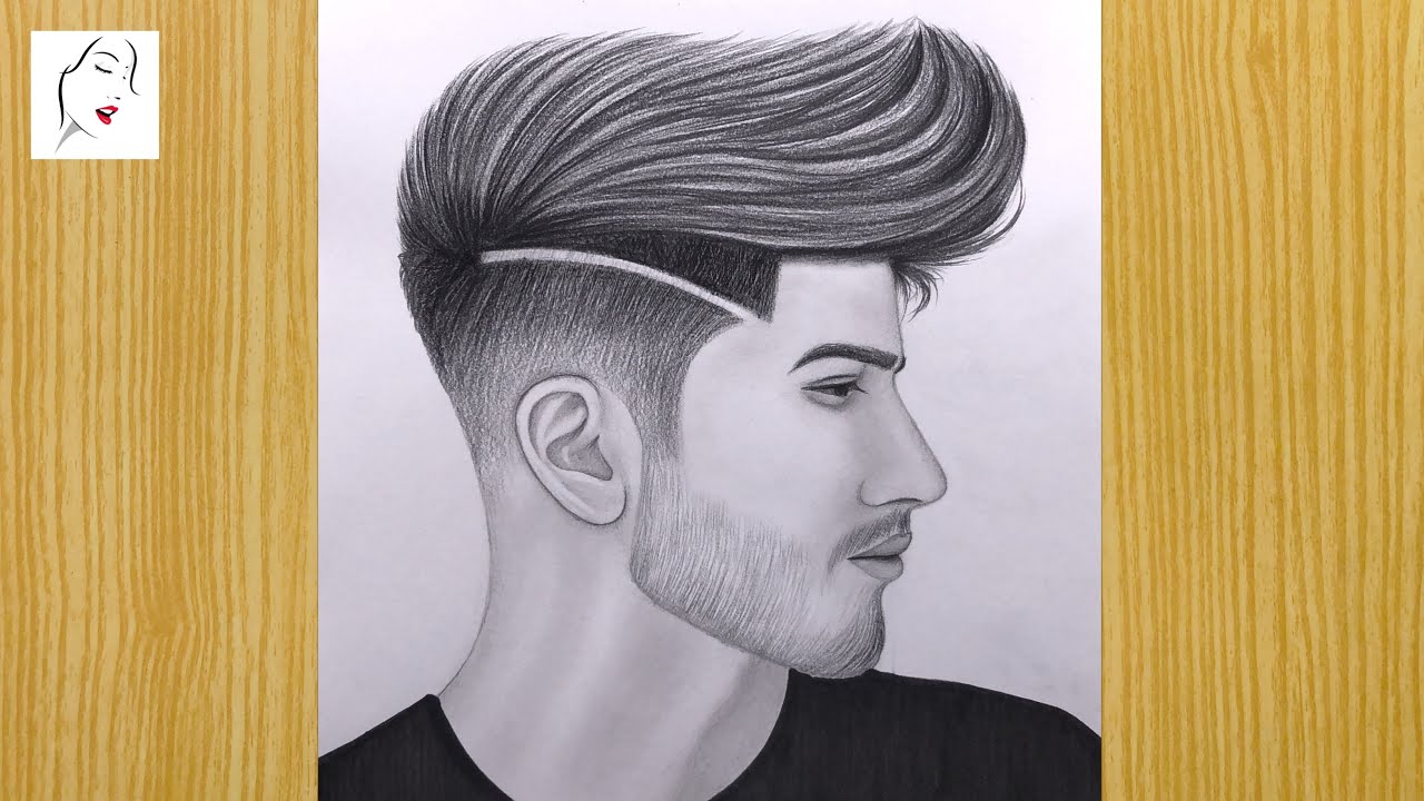 How to draw a boy side view drawing | Boy Drawing | Pencil Sketch | The ...