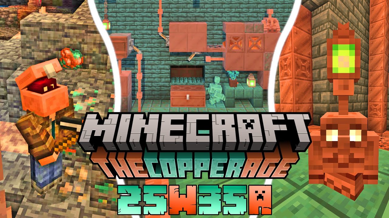 Minecraft: Co Nowego? [Snapshot 25w35a] EPOKA MIEDZI! AKTUALIZACJA OŚWIETLENIA! LEPSZE GOLEMY ...