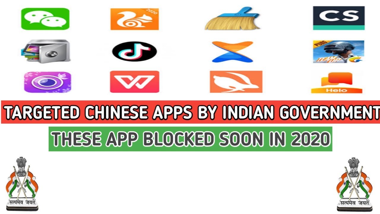 Chinese App list 2020 || Ban Chinese App In India || Uninstall Chinese ...
