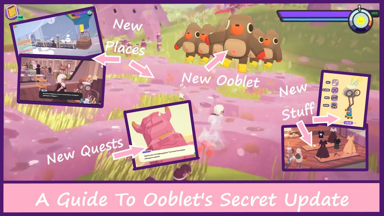 A Guide To Ooblets Secret Update: New Ooblet, Worlds, Items, Quests ...