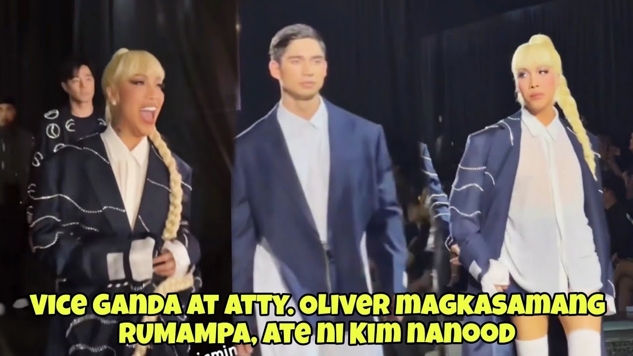 VICE GANDA AT ATTY. OLIVER MAGKASAMANG RUMAMPA, ATE NI KIM nanood Ng ...