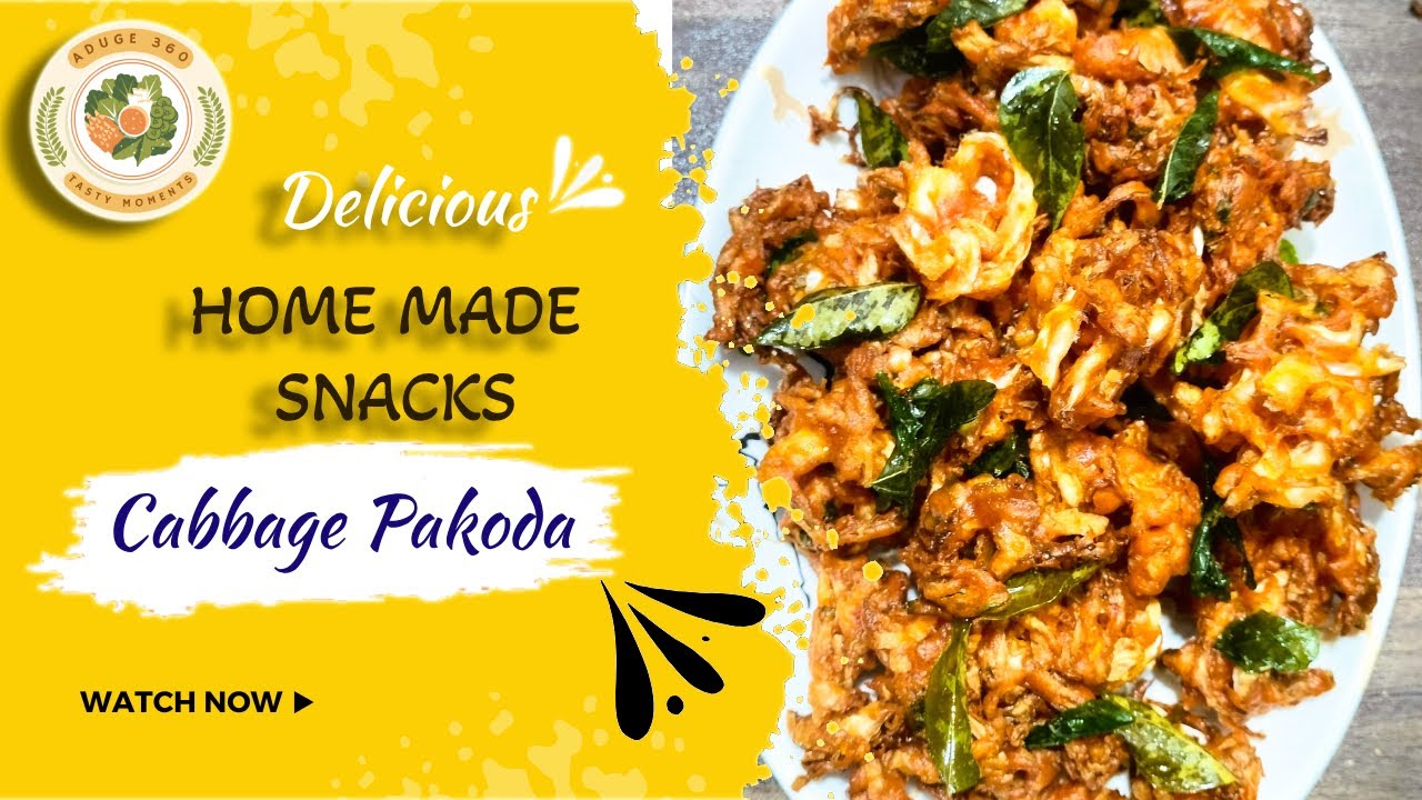 Crunchy Cabbage Pakoda Recipe | ಎಲೆಕೋಸು ಪಕೋಡ ರೆಸಿಪಿ | Easy Evening ...