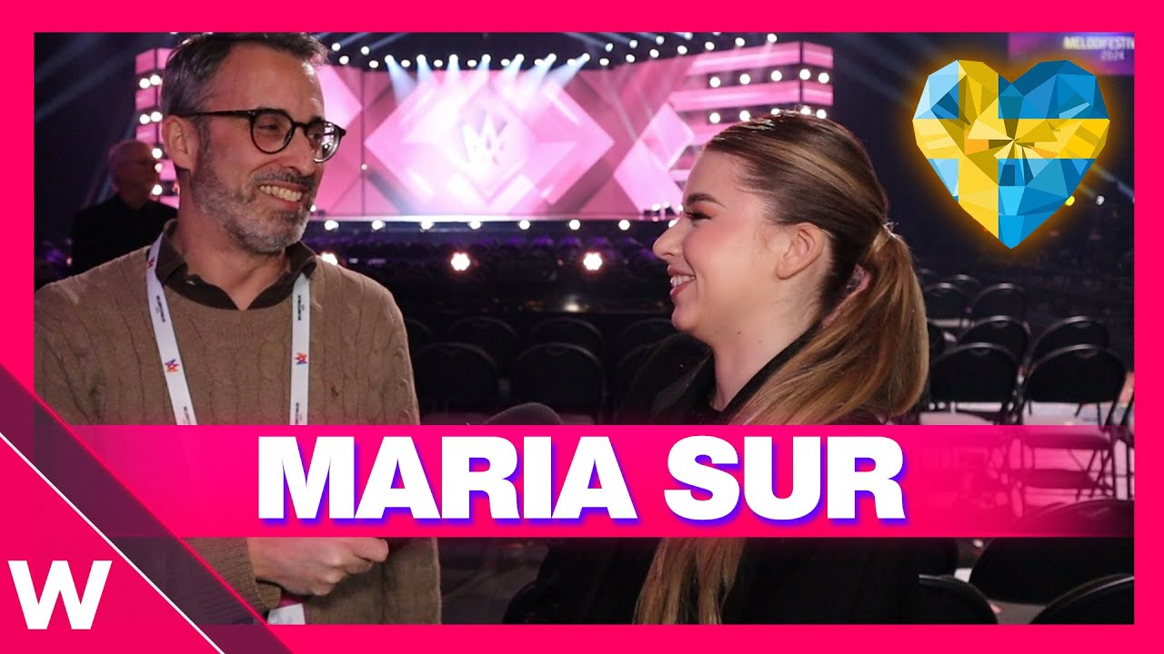🇸🇪 Maria Sur - "When I'm Gone" | Melodifestivalen 2024 | INTERVIEW ...