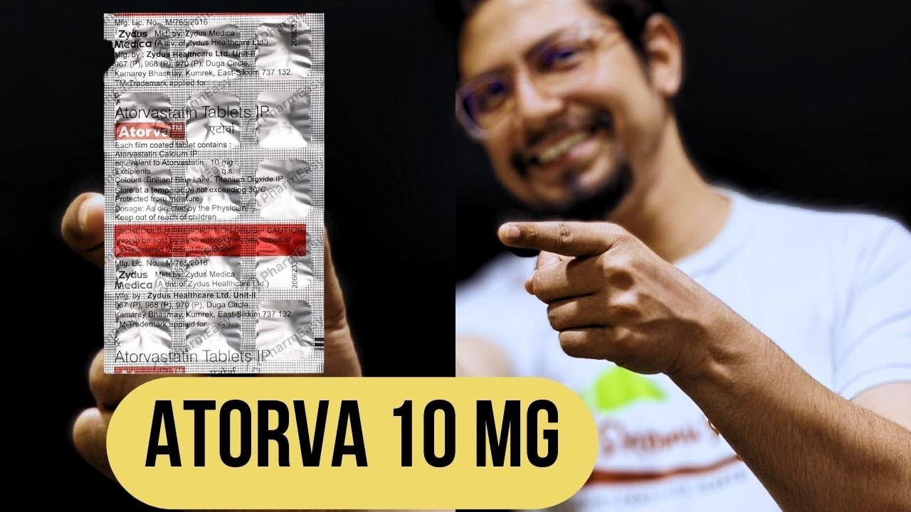 Atorva 10 mg tablet uses | atorvastatin side effects | atorvastatin ...