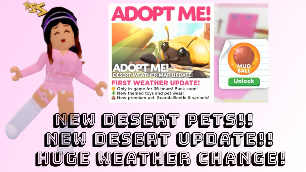 New Desert Update In Adopt Me!! - New Pets, Strollers, Vehicles and ...