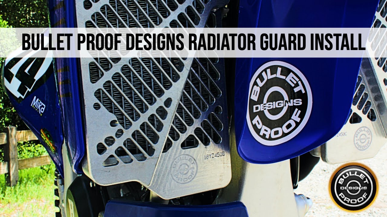 How to Install BulletProof Designs Radiator Guards - YouTube