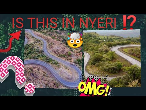 Nyoka nyoka road 🛣️ to Mweiga town/Nyeri town.cutting corners/ scenic ...