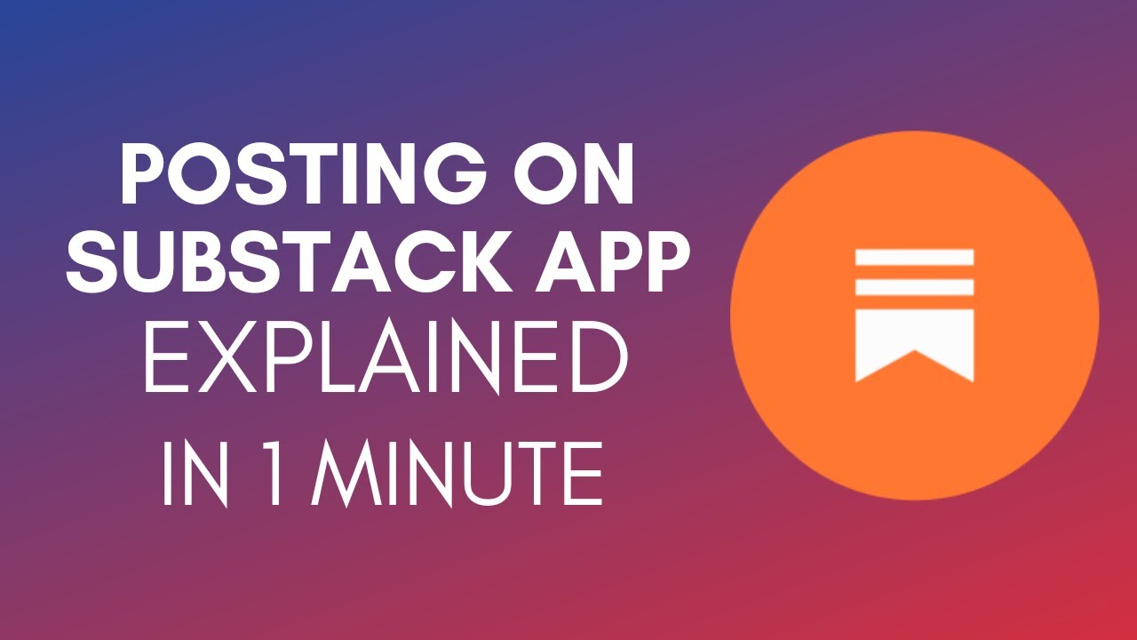 How To Post On Substack App? (2024) - YouTube
