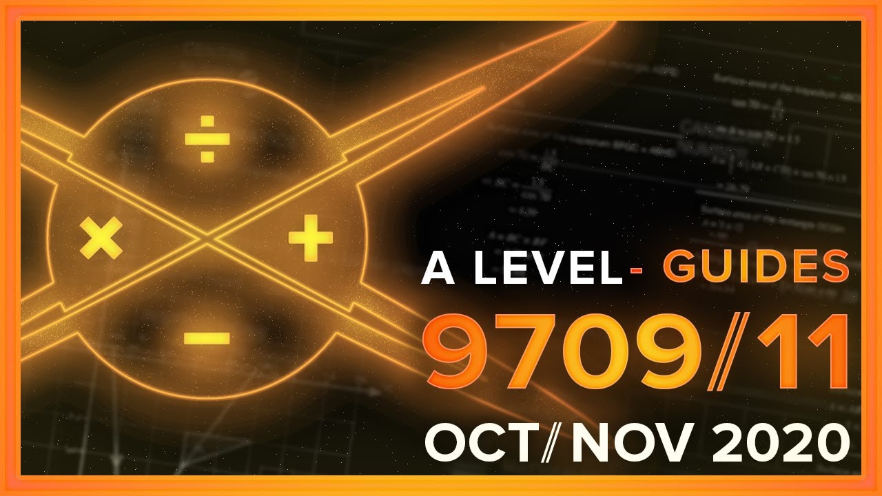 9709/11/OCT/NOV 2020 | Solution Guide - YouTube