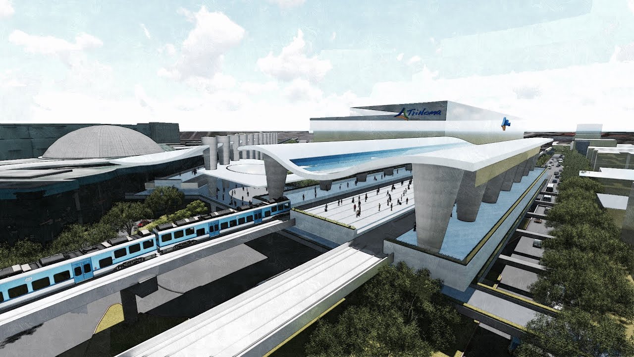 The Philippines New Grand Station: North Triangle - YouTube