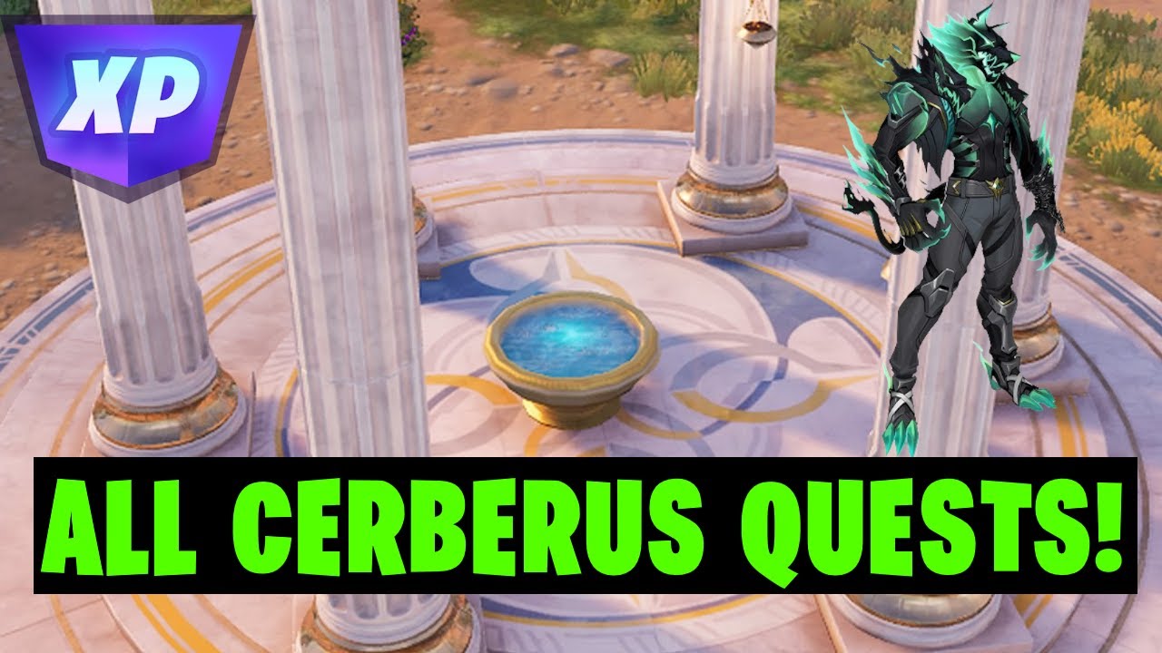 All Cerberus Snapshot Quests - Fortnite (CERBERUS STORY QUESTS!) - YouTube