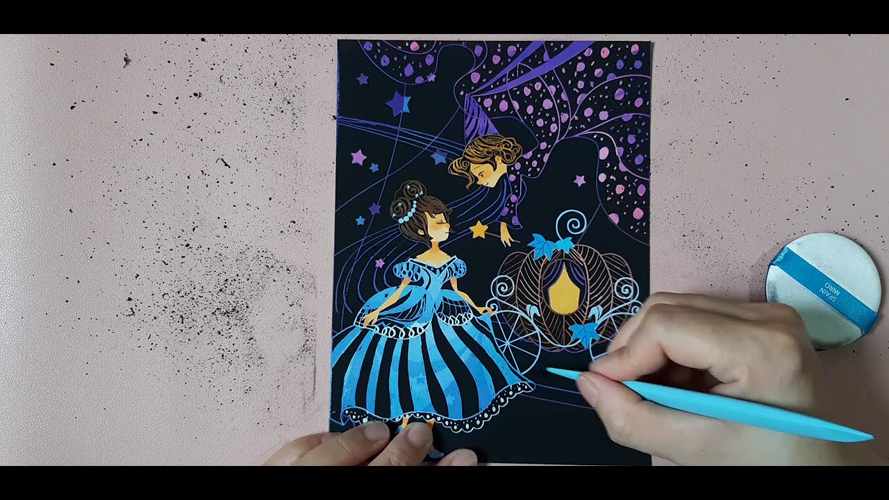 Cinderella Scratch Art: A Global Fairy Tale - Tranh cạo công chúa ...
