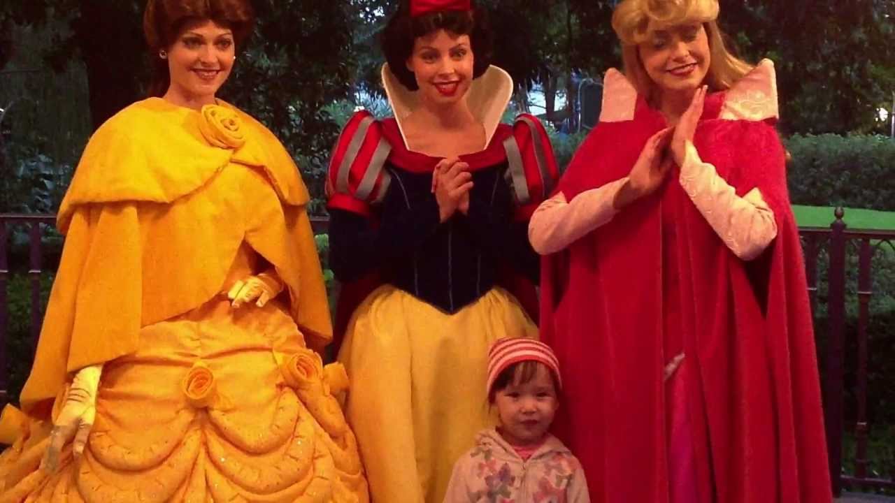Bea with Disney Princesses - YouTube