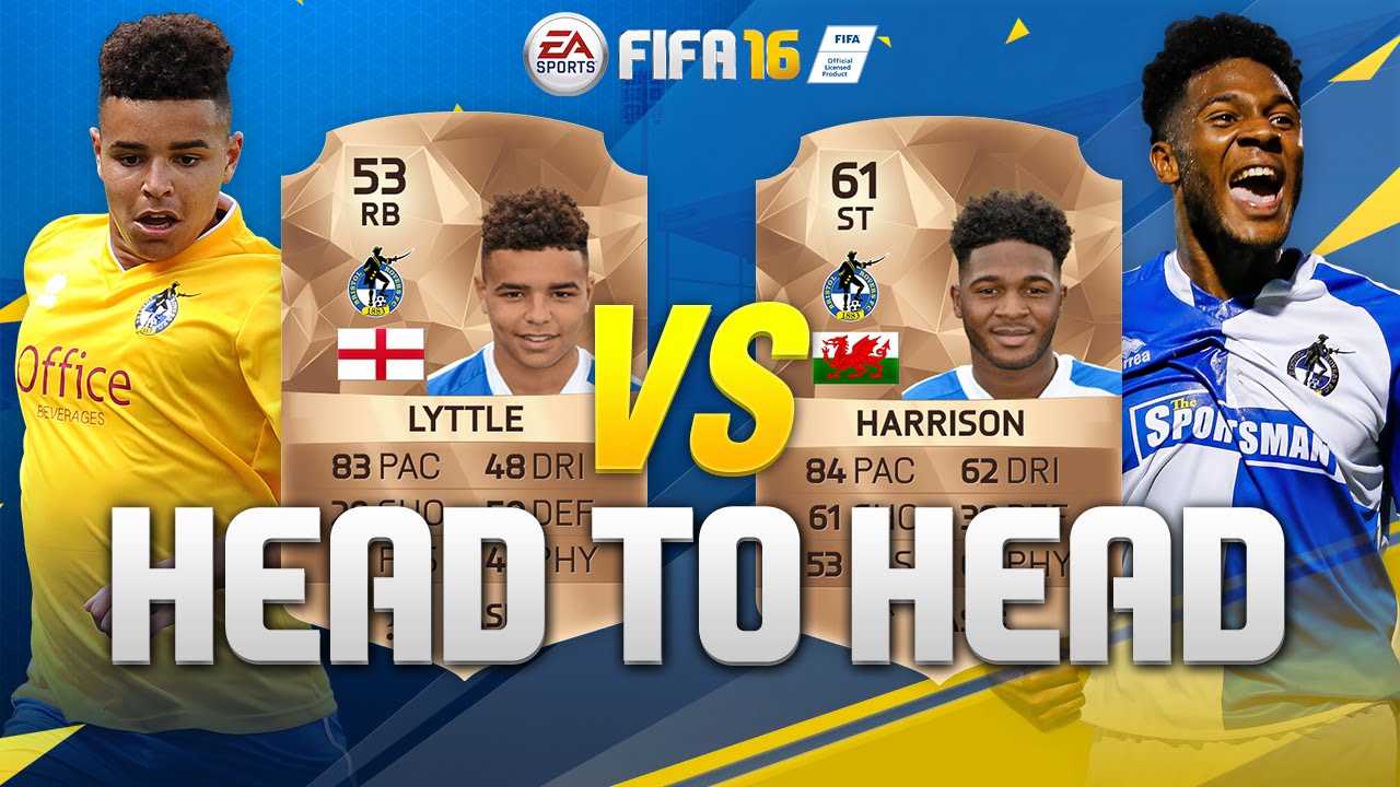 FIFA 16 | Head to Head | Tyler Lyttle vs Ellis Harrison - YouTube