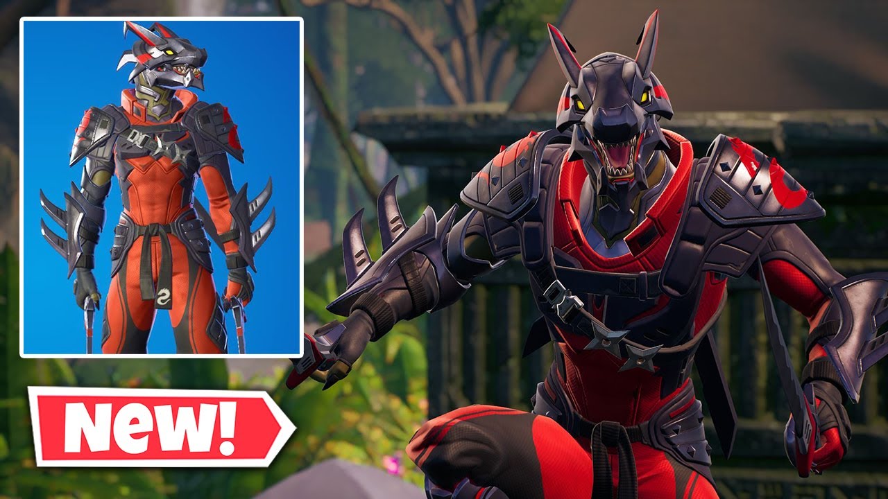 NEW DRAKON STEEL HYBRID Skin Gameplay in Fortnite | November Crew Pack ...