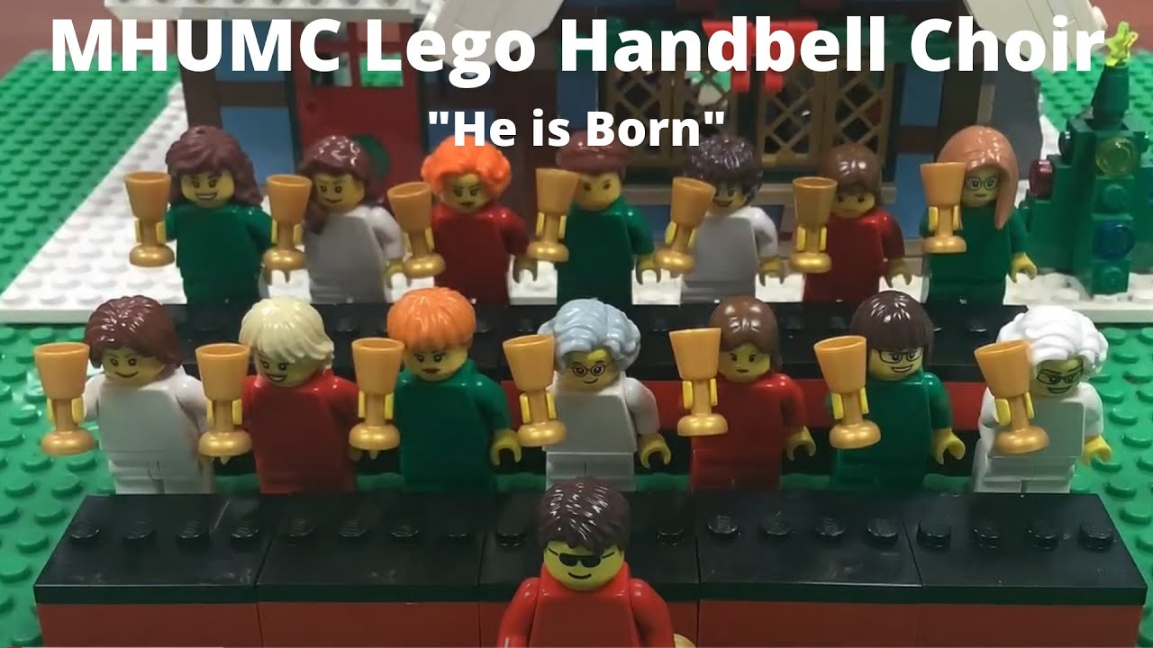 Lego Handbells - He is Born - YouTube